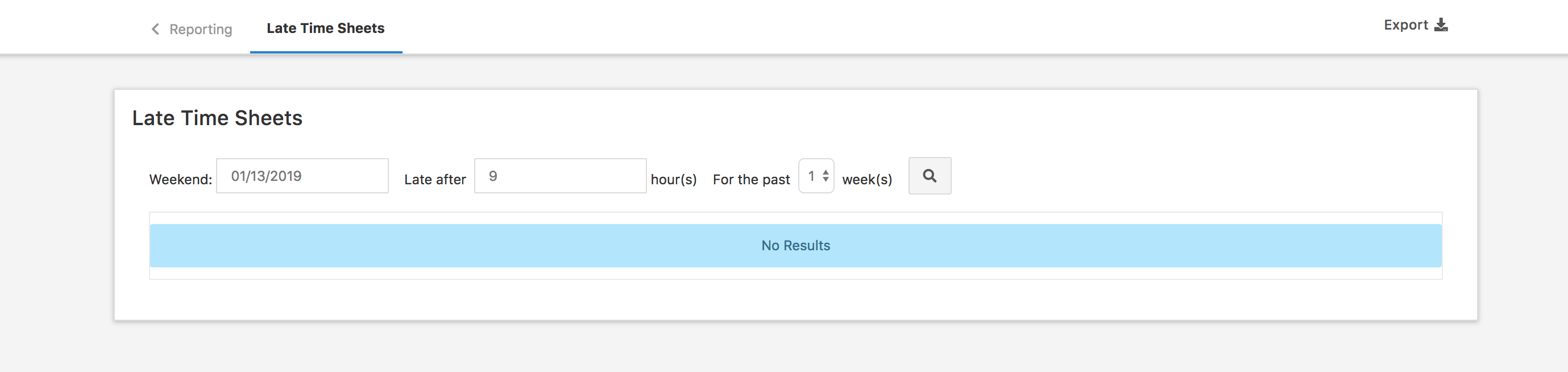 How To: Audit Late Timesheets Using the Late Time Sheets Report
