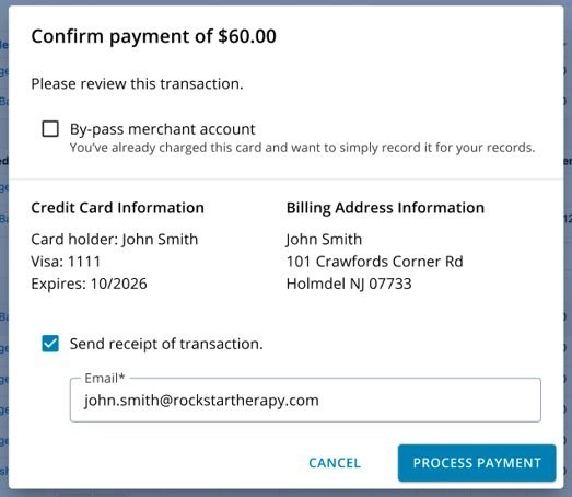 How To: Email Credit Card Receipts