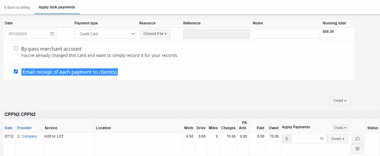 How To: Email Credit Card Receipts