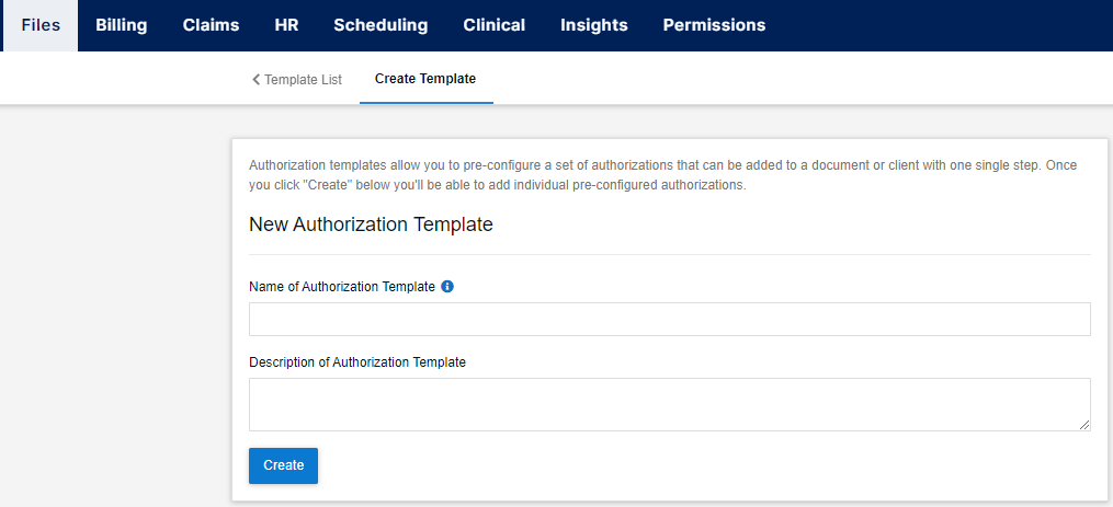 How To: Create an Authorization Template
