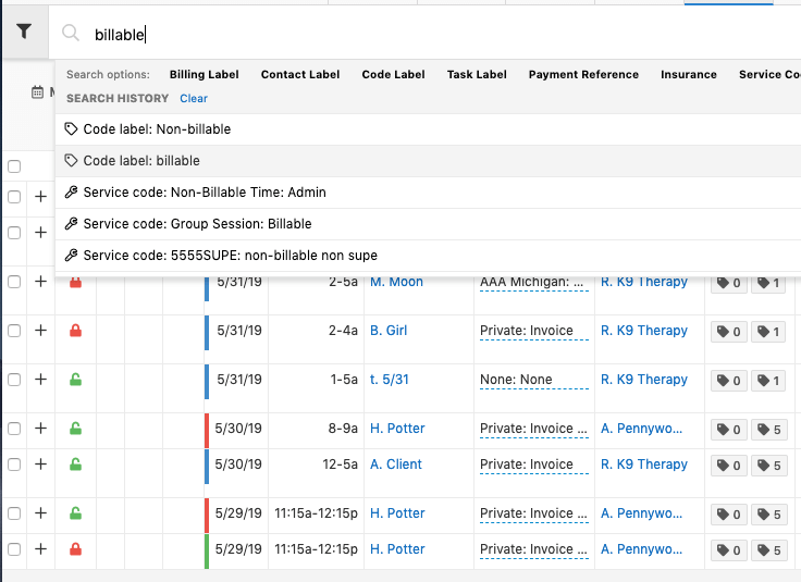 How To: Filter the Billing Screen by Multiple Labels
