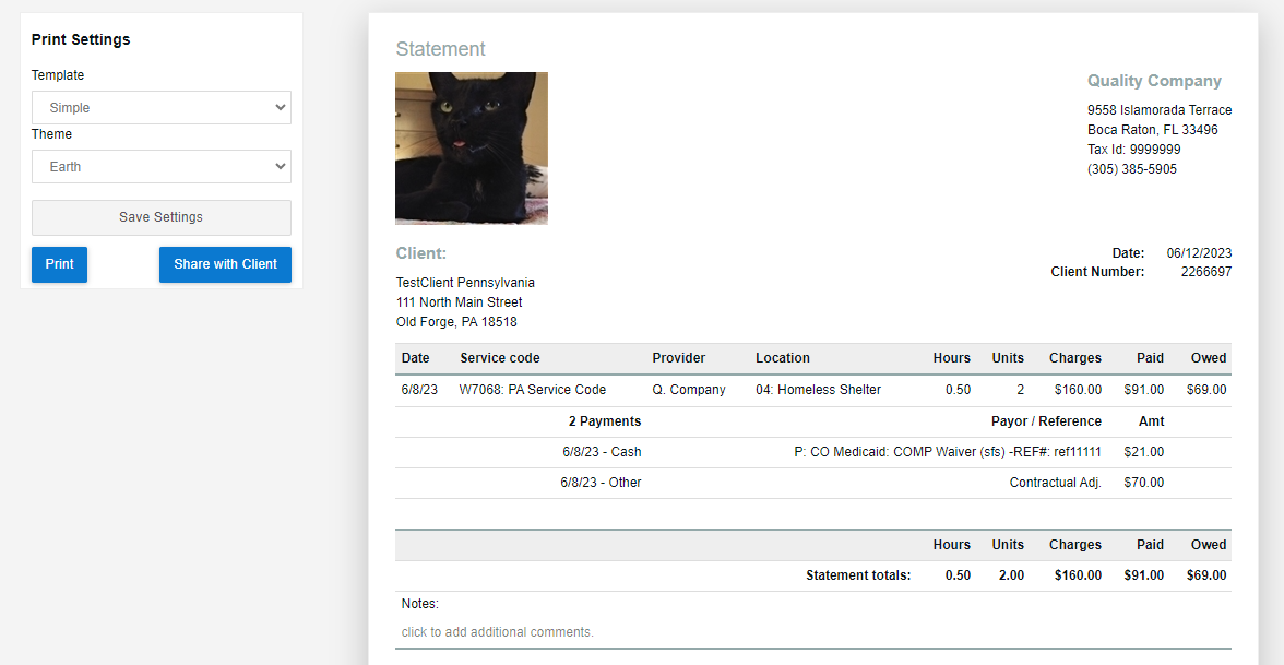How To: Create a Billing Statement