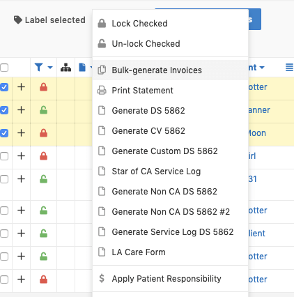 How To: Create a Patient Responsibility Invoice