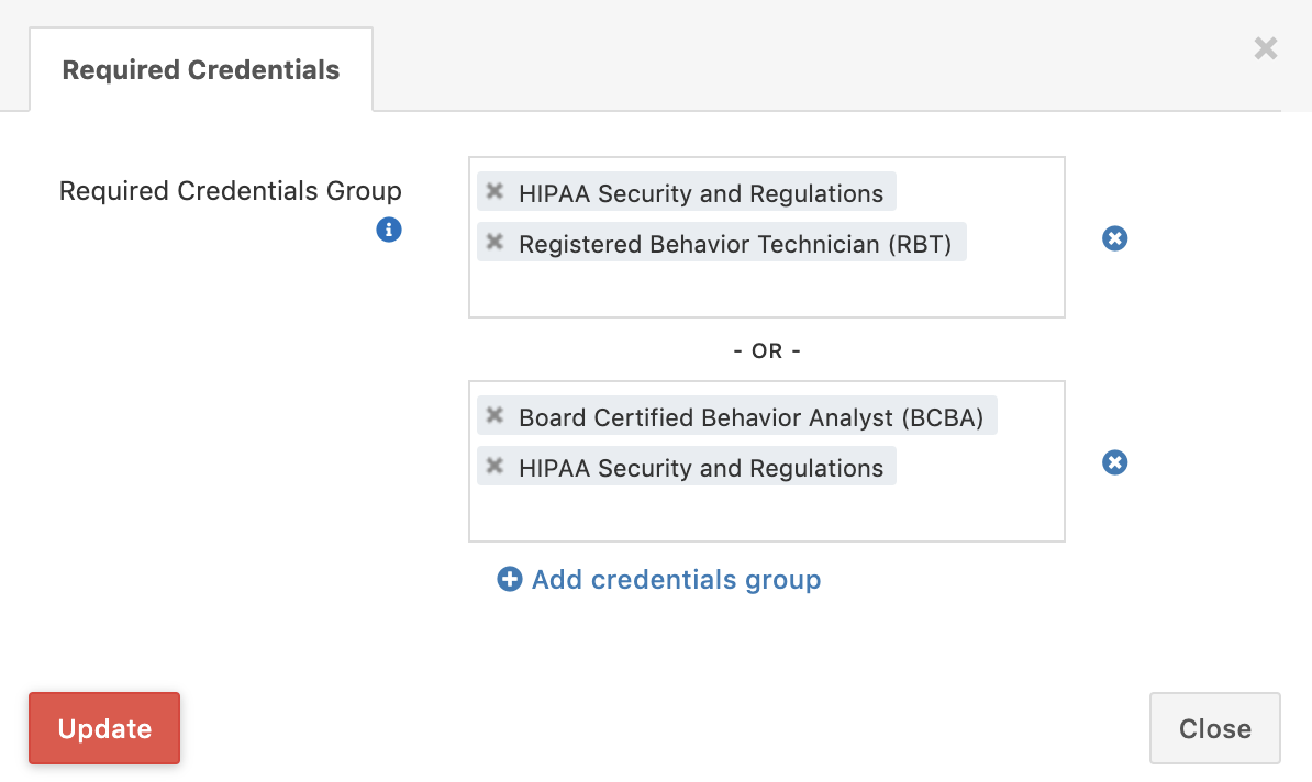 How To: Set Employee Credential Requirements in Service Codes