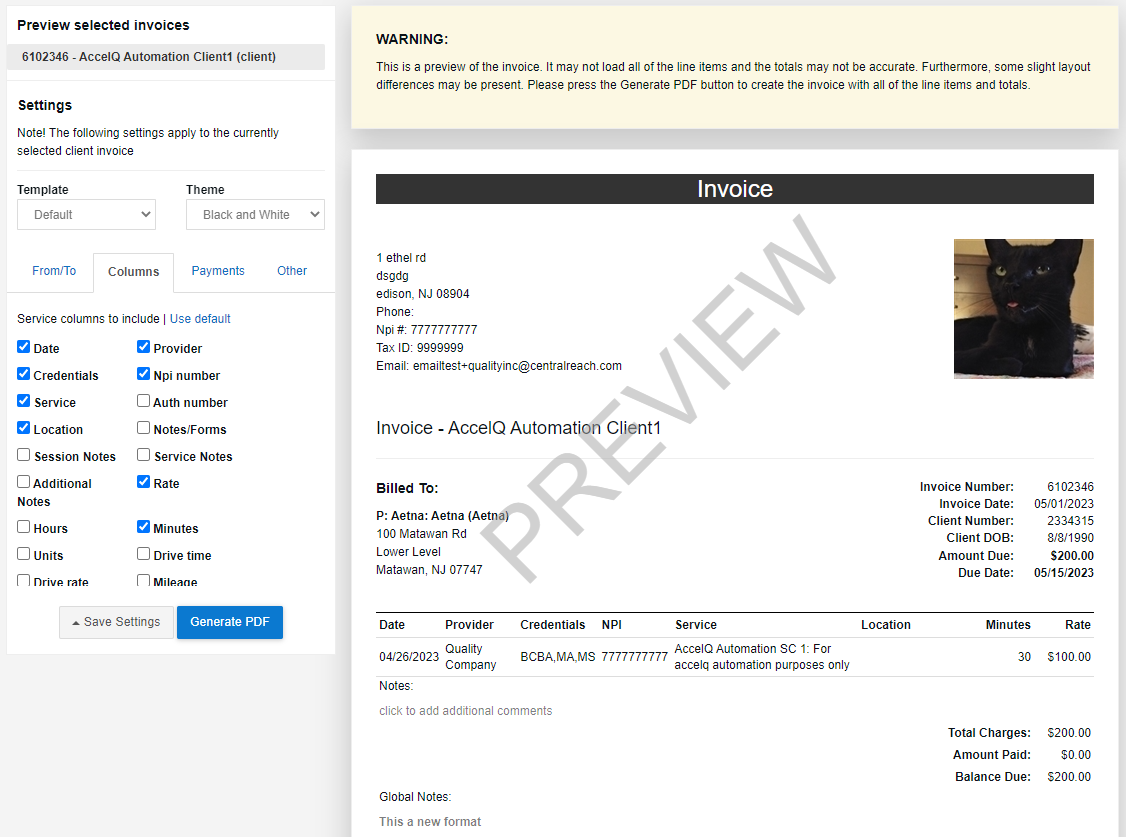 How To: Add Additional Columns to an Invoice