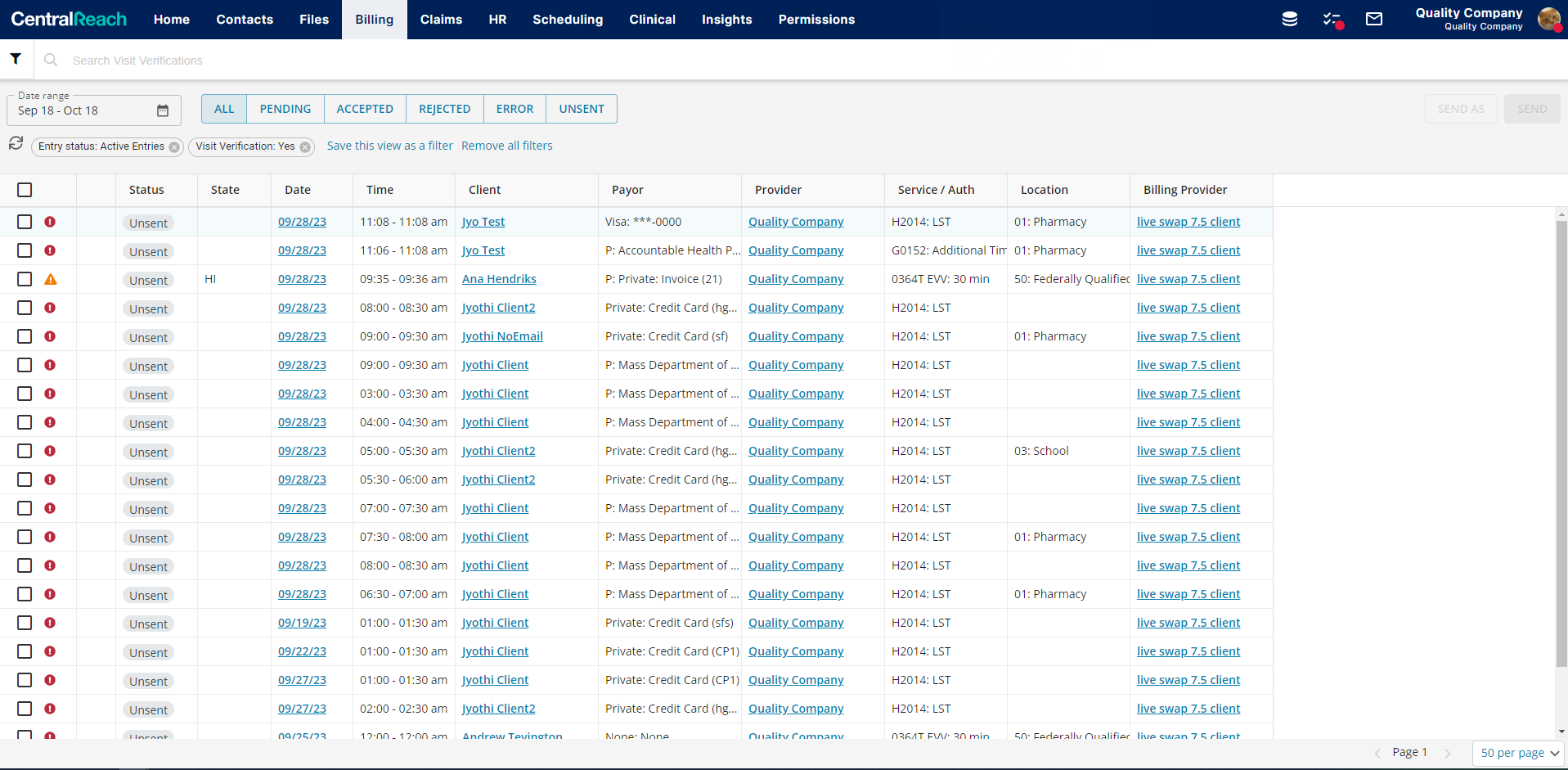How To: Send Visit Verification for Sandata