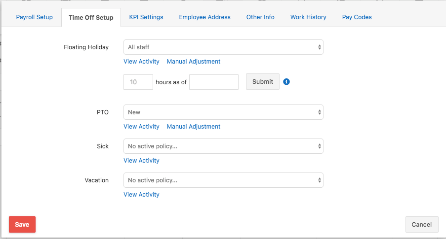 How To: Make Manual Time Off Adjustments