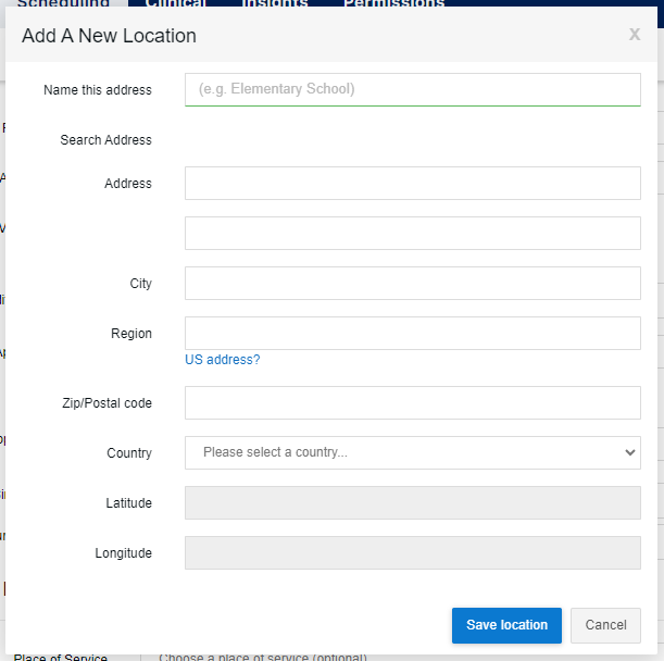 How To: Update Client Addresses in the Location/Address Field