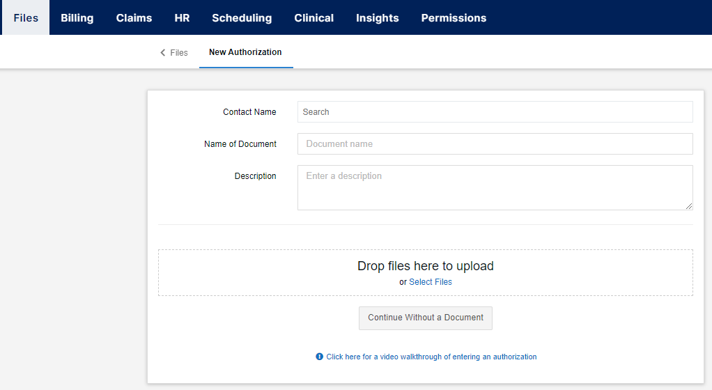 How To: Create an Authorization